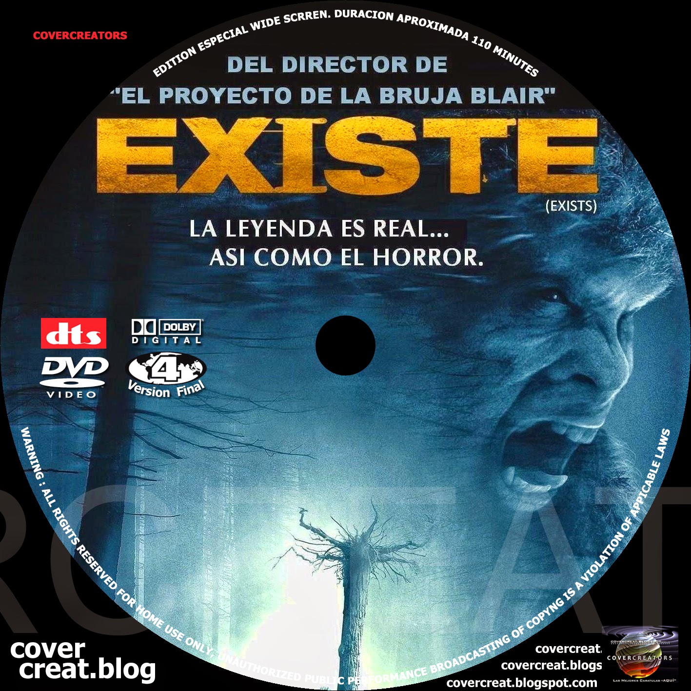 COVERCARATULAS DE DVD - CD COVERCREATORS: EXISTS DVD COVER CD 2014 (Existe)