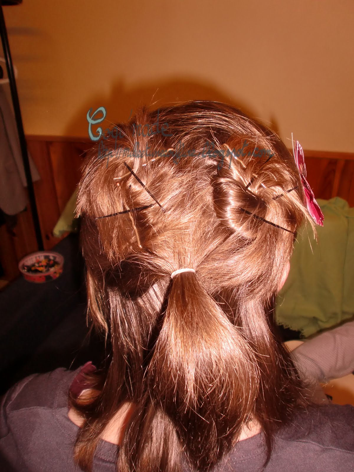 Tuto coiffure : demi queue enroulée | coiffure cheveux long, extension ...