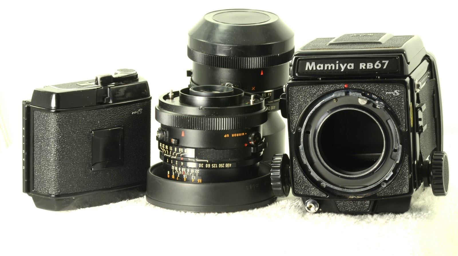 Vintage Camera House: Mamiya RB 67 Pro S Kit with 2 Lenses