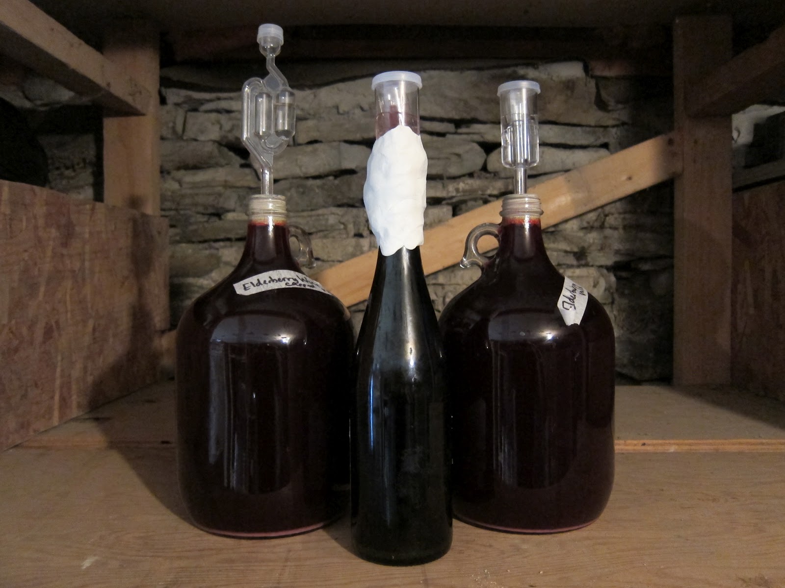 Shed Antler: Elderberry Wine Stage 1