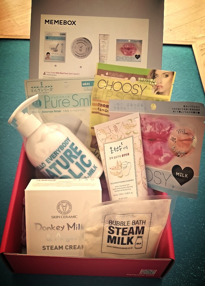Ono and Bon Addictions: Memebox Unboxing & Review - Memebox Special #7 Milk