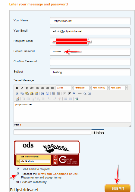 How to Send Password Protected Email Messages