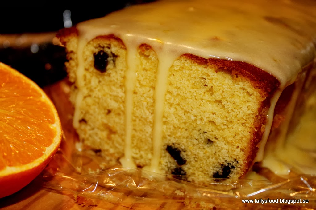 Orange Raisin Bread with Orange Frosting