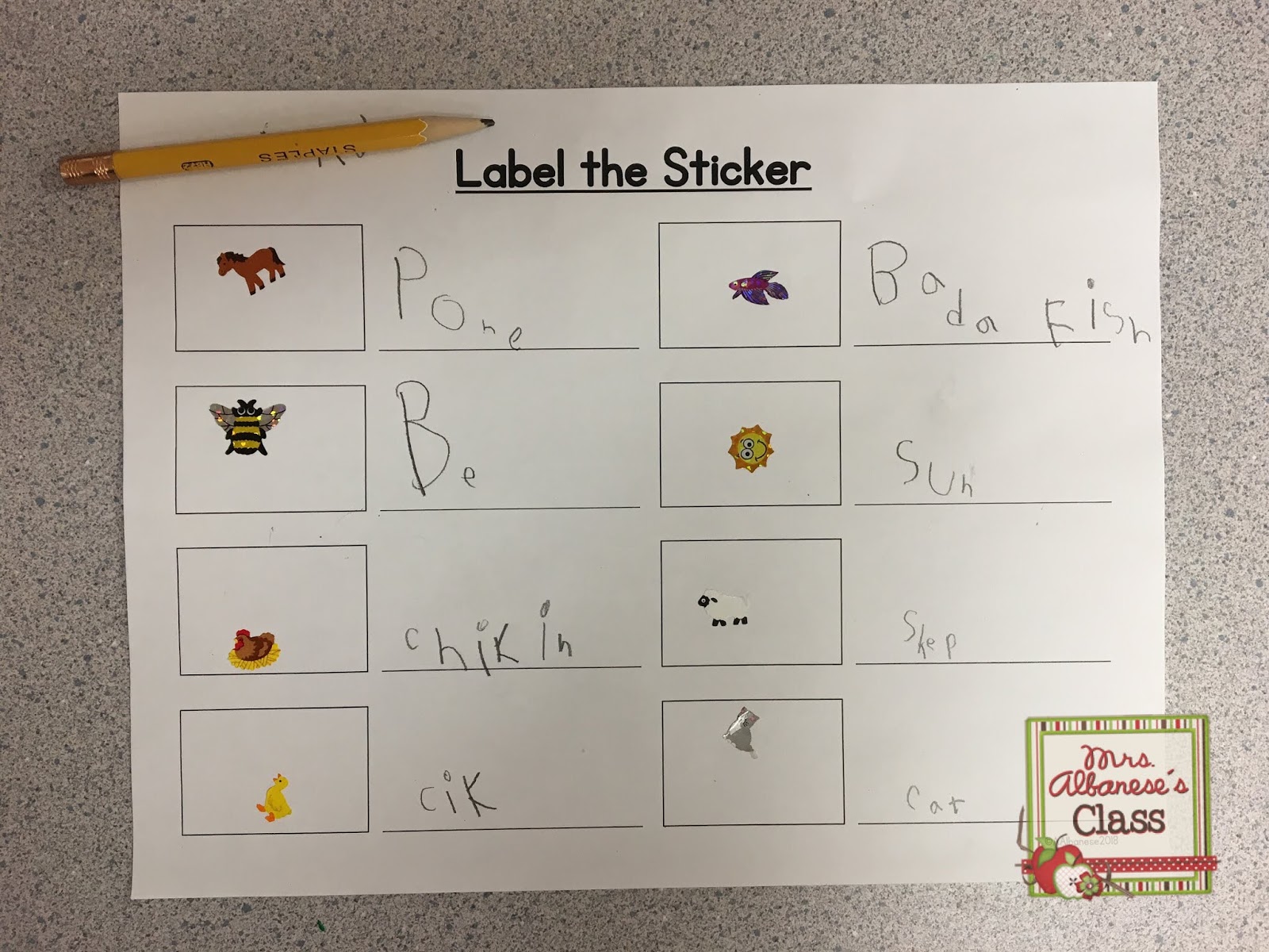 Setting up a Writing Centre in a Play-Based Kindergarten Class | Mrs ...