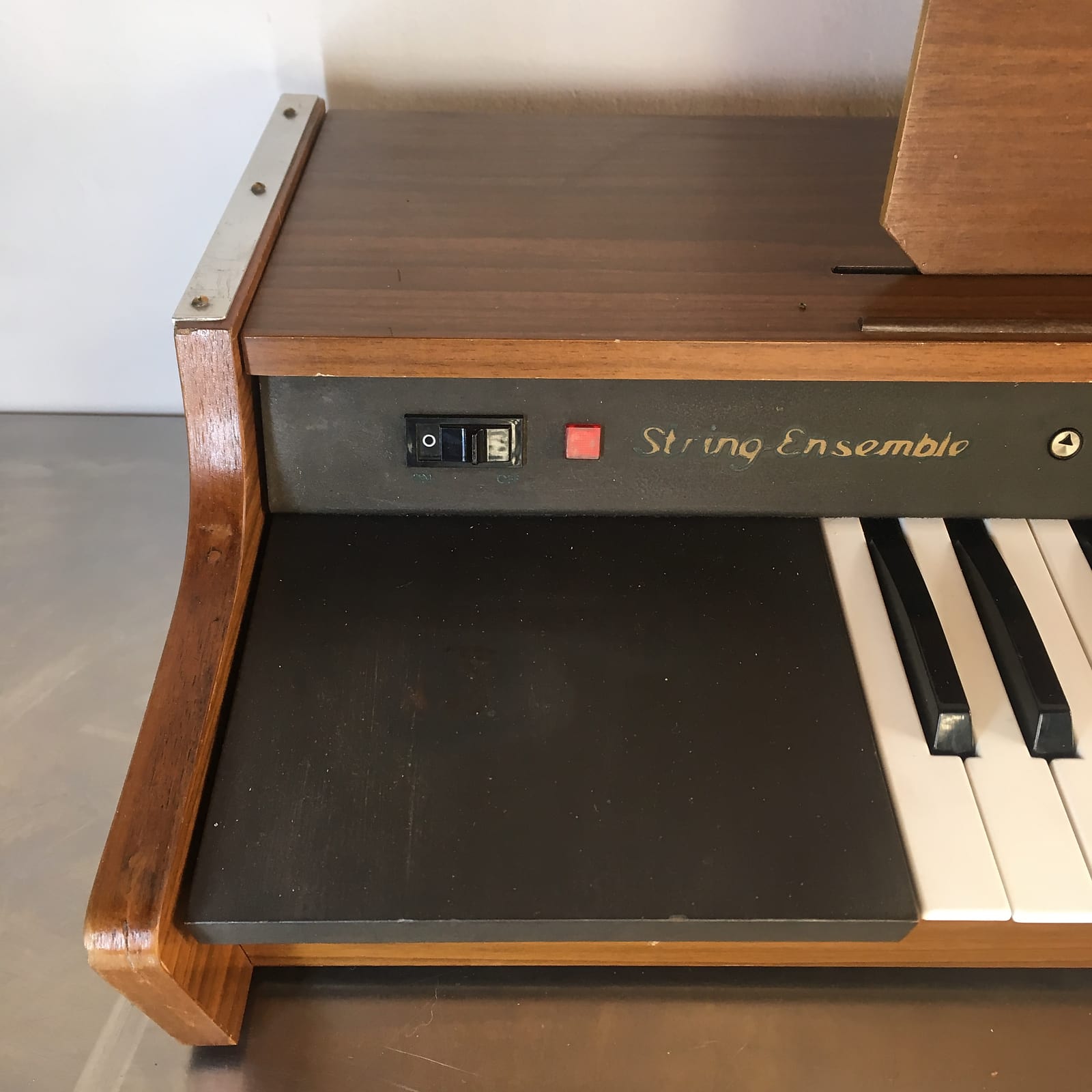 MATRIXSYNTH: ARP Solina String Ensemble SN 0093141 w/ Music Sheet Stand