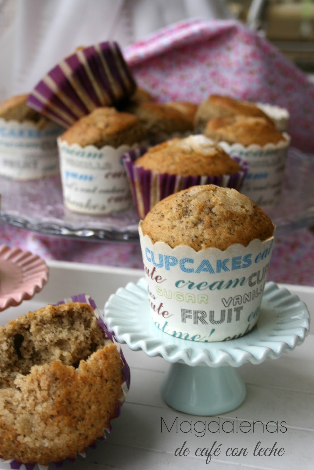 MAGDALENAS DE CAFÉ CON LECHE | El Ágora de Ángeles