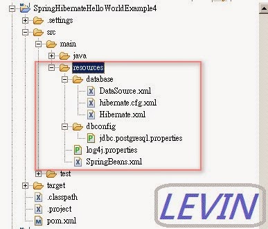 Java程式教學甘仔店: Spring Hibernate Hello World Example 專案 之 XML Mapping 第4版