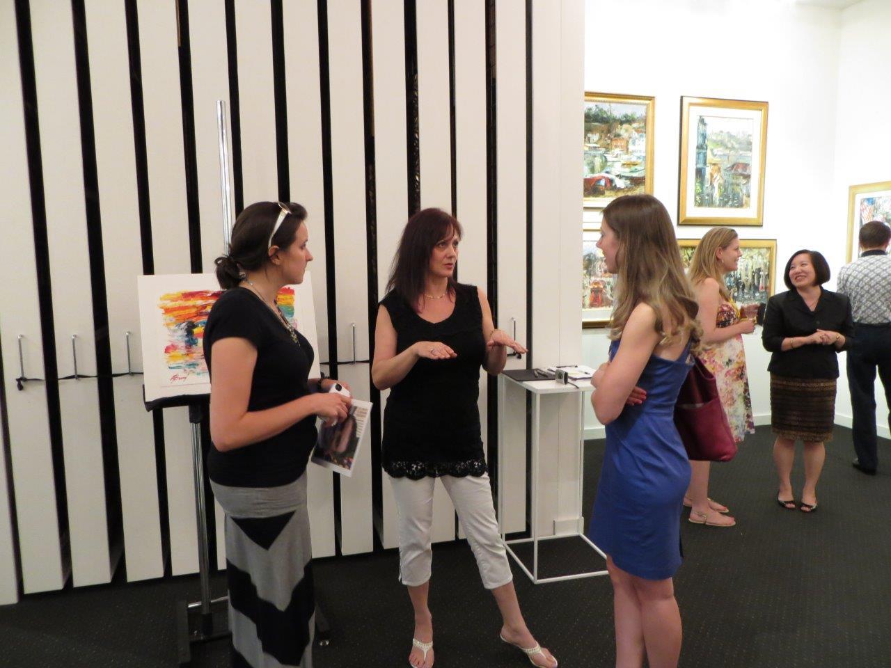 Meredith Hannon Studio Blog: Wentworth Gallery: Elena Bond Show