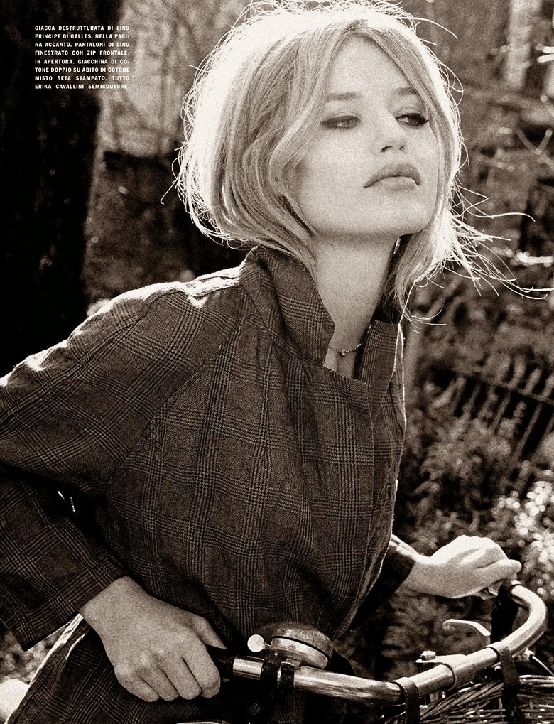 Smartologie: Georgia May Jagger for Vogue Italia April 2015