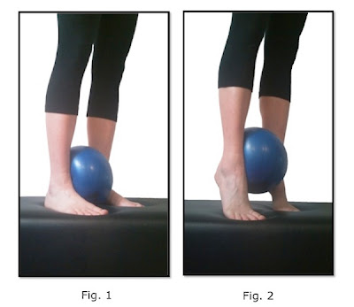 Exercise of the Day: Day 5 - Calf Raises with Straight Leg, Ball Between ankles