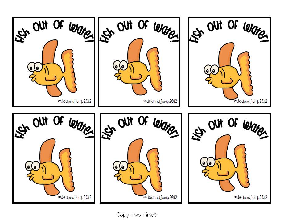 Fish Out of Water! Math Game FREEBIE!! - Mrs. Jump's Class
