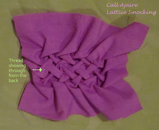 Call Ajaire: Lattice Smocking Tutorial