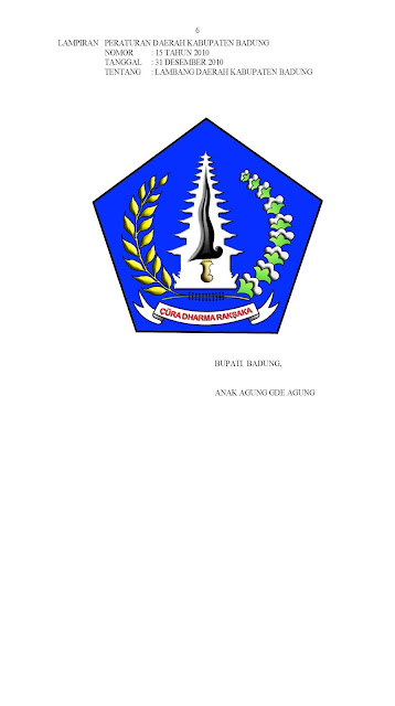 MAKNA-ARTI LOGO-LAMBANG DAERAH KABUPATEN BADUNG