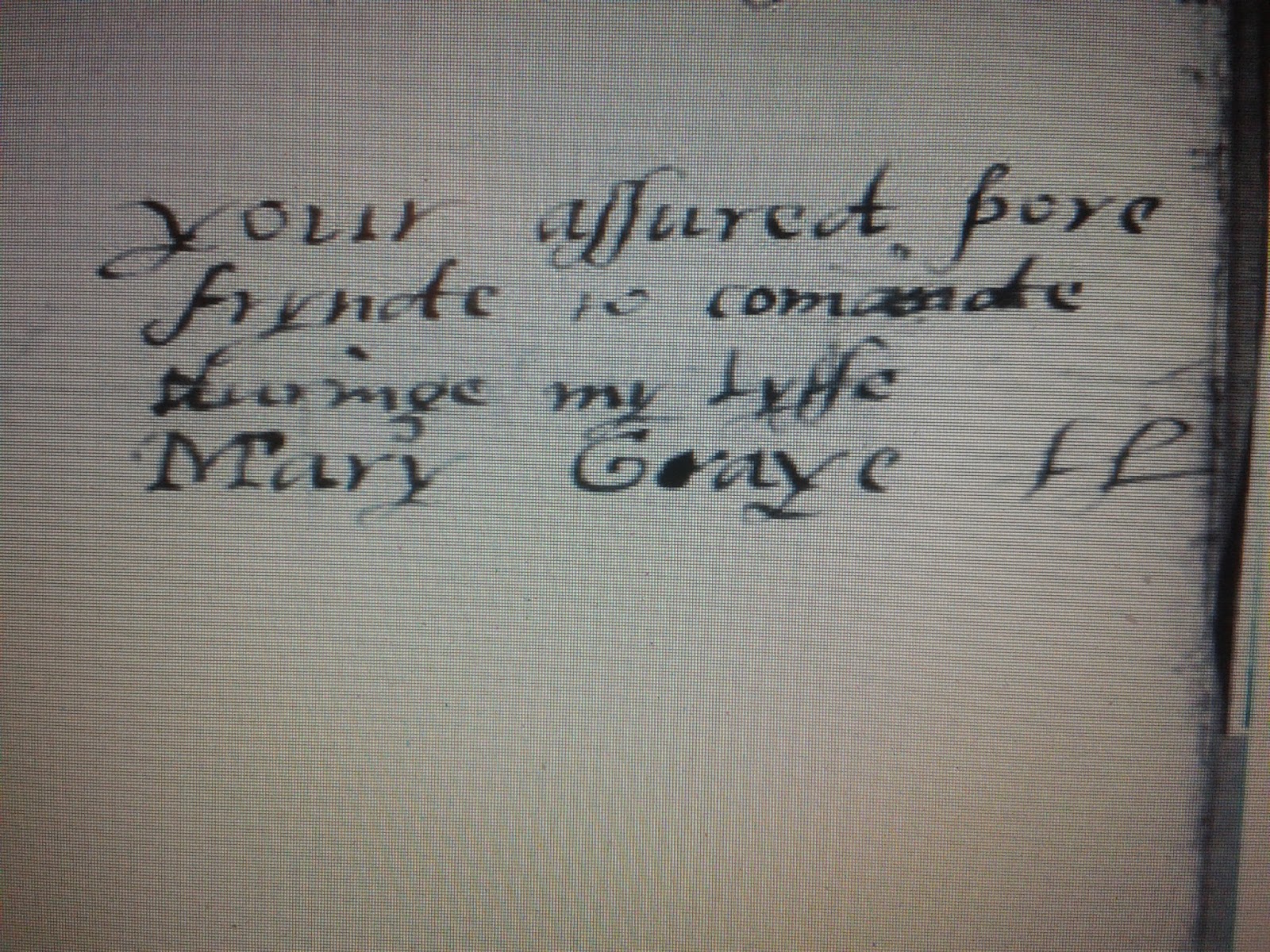 Once upon a time in history: The imprisoned Mary Grey