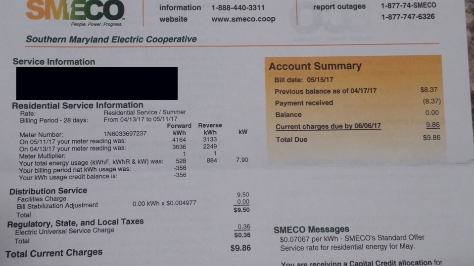 Housebuilding with chris7: New Electric Bill -- Now I'm Confused