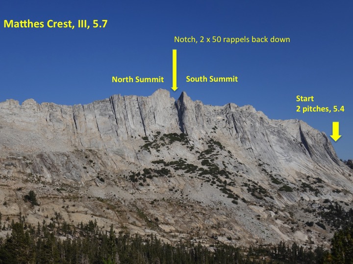 Fresno Climber: Matthes Crest - Type I fun