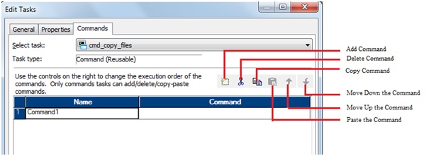 7. In the Name field, enter a name for the newcommand.