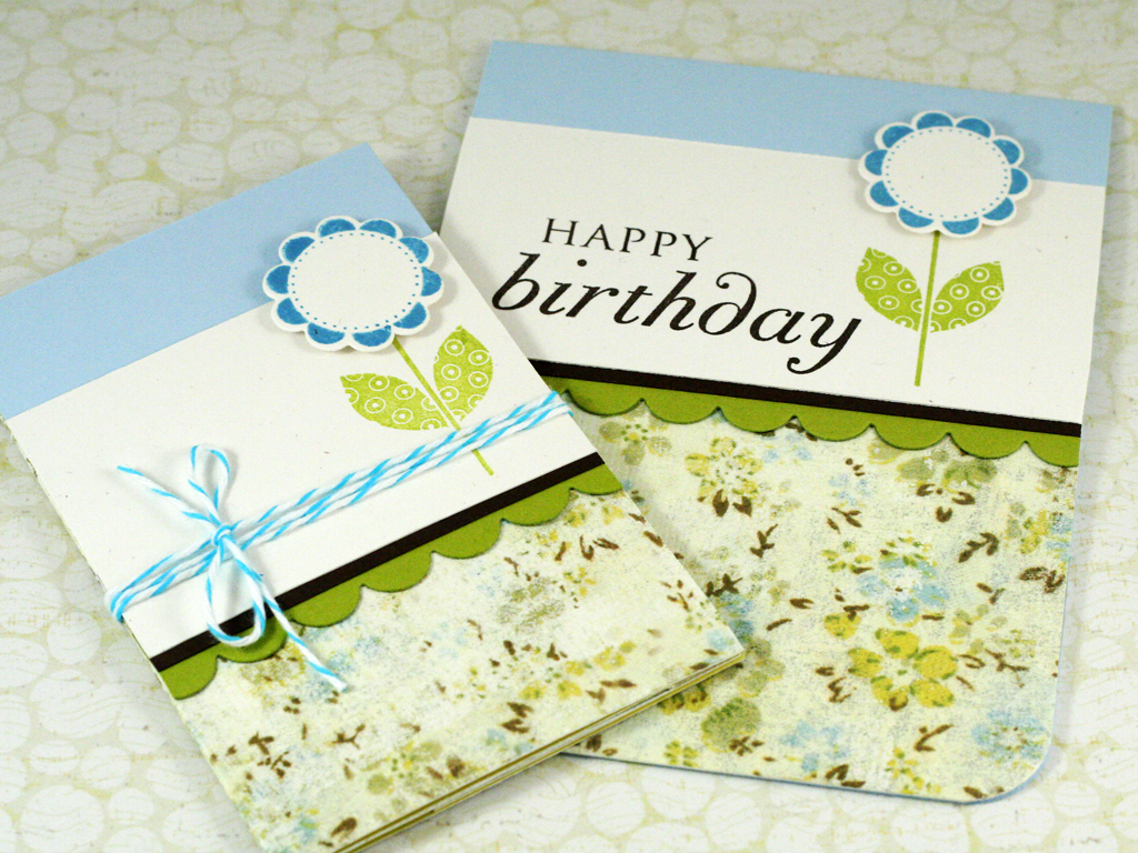 » Spring card and gift card holder