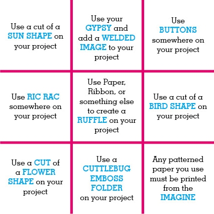 Gamma's Creative Corner: MAY MONTHLY CHALLENGE: Tic Tac Toe Challenge!