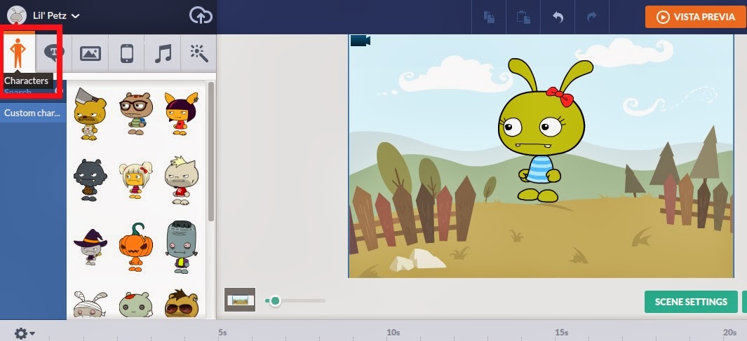 TICS aplicadas a la educación: GoAnimate