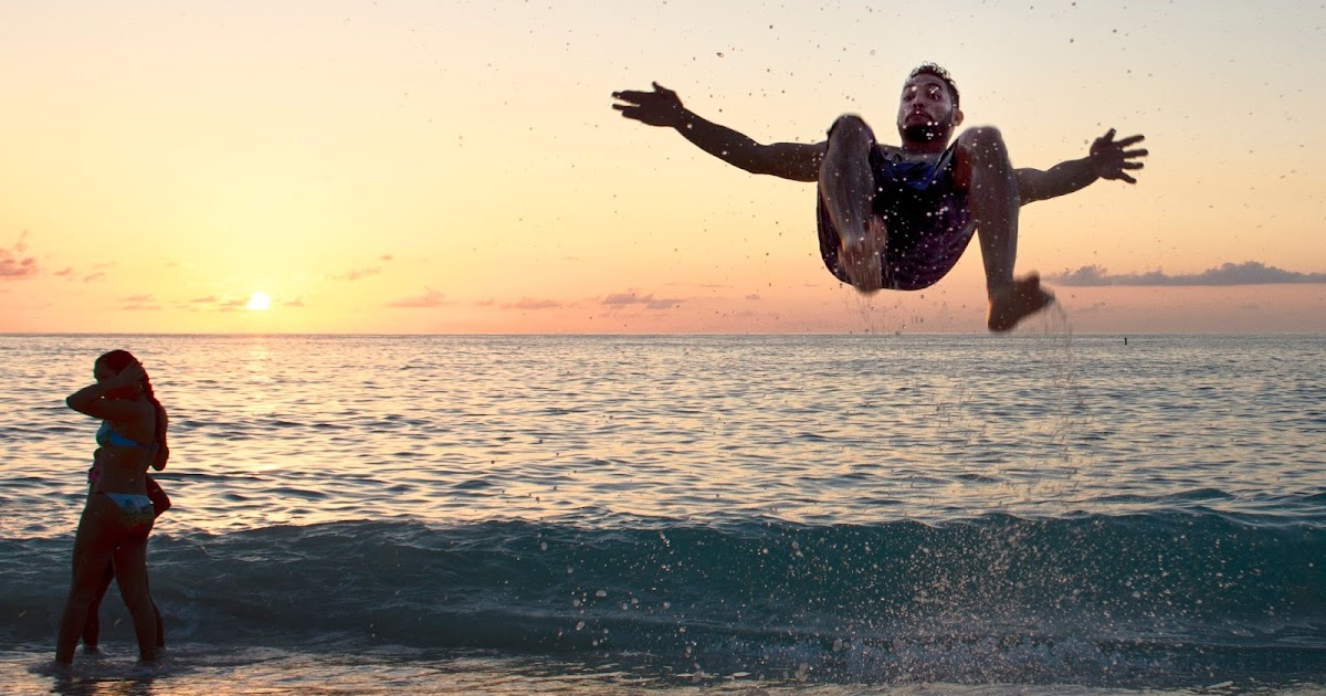 Tony Walton: Cayman Islands beach life love "falling man" caribbean sun ...