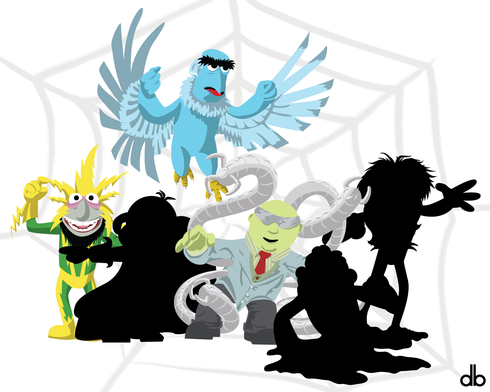 Muppets, Monsters, & Magic: Bird's Eye View - Halloween Art