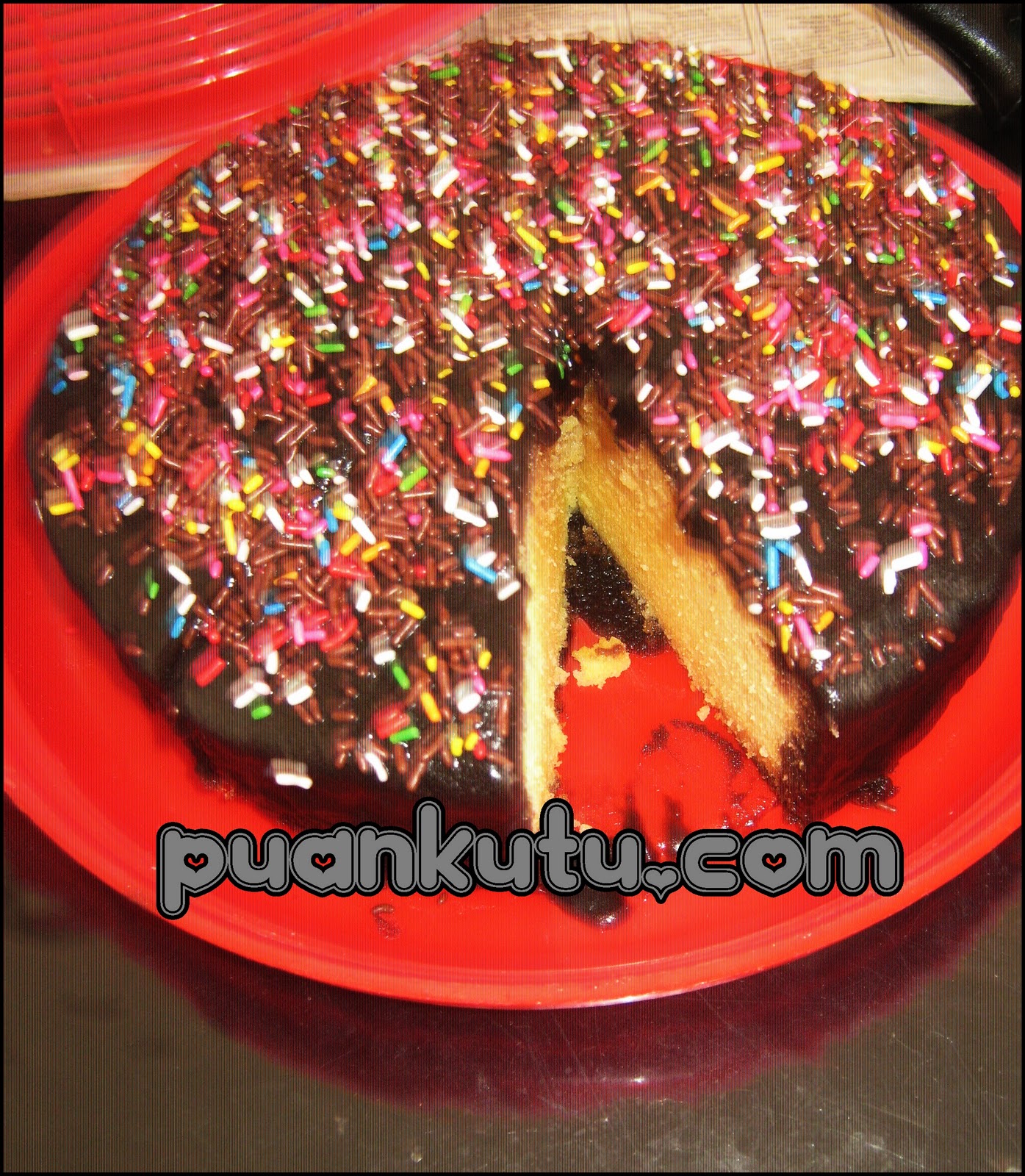 Resepi Kek Susu dan Topping Coklat | Ini Cerita PUAN KUTU...