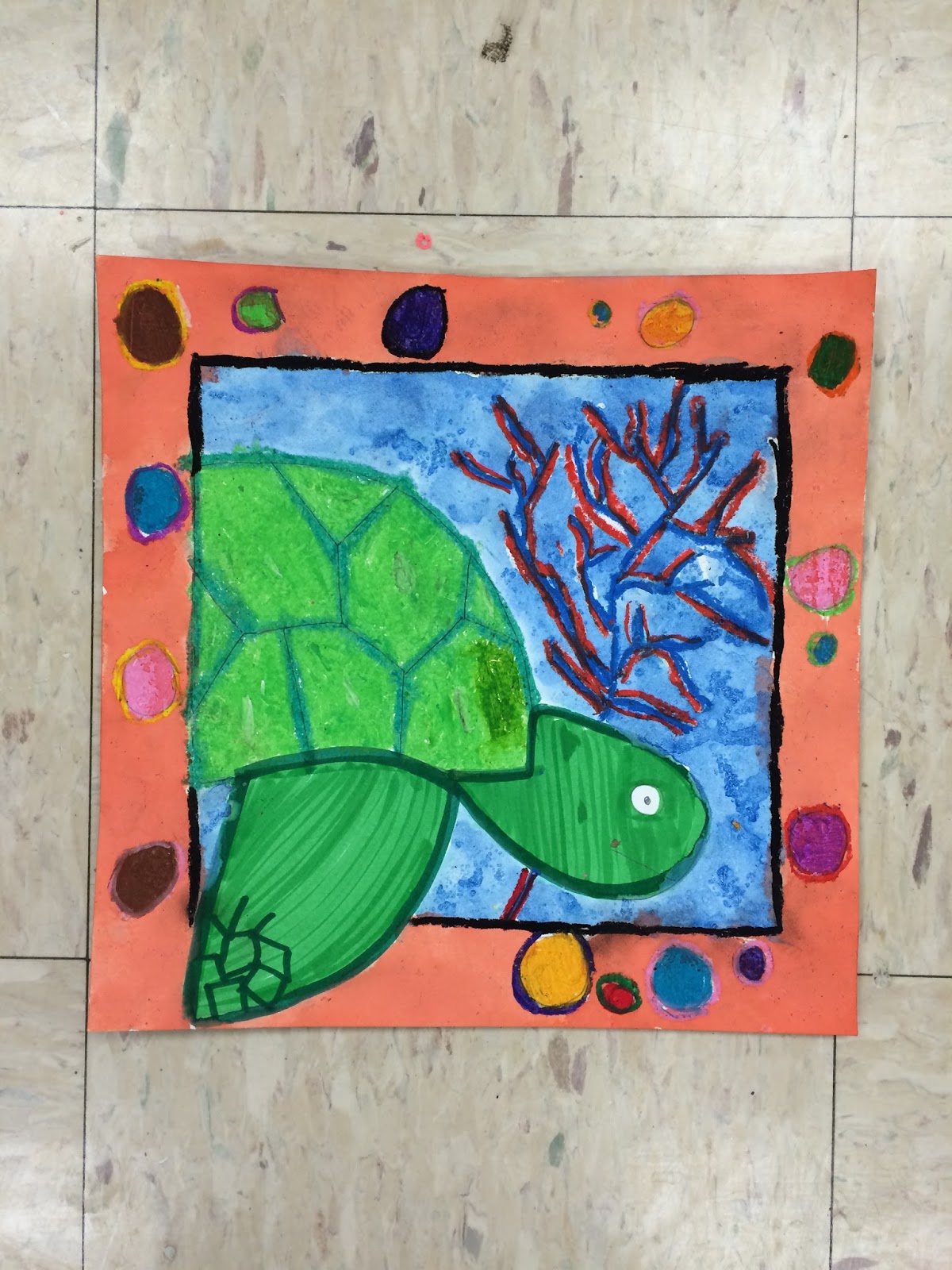 WHAT'S HAPPENING IN THE ART ROOM??: 3rd Grade Sea Turtles