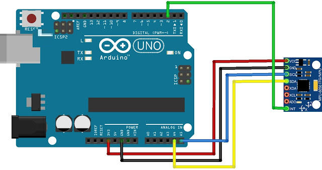 Robert M Blog: Physics 295 Project / Connecting MPU-6050/GY-521 to ...