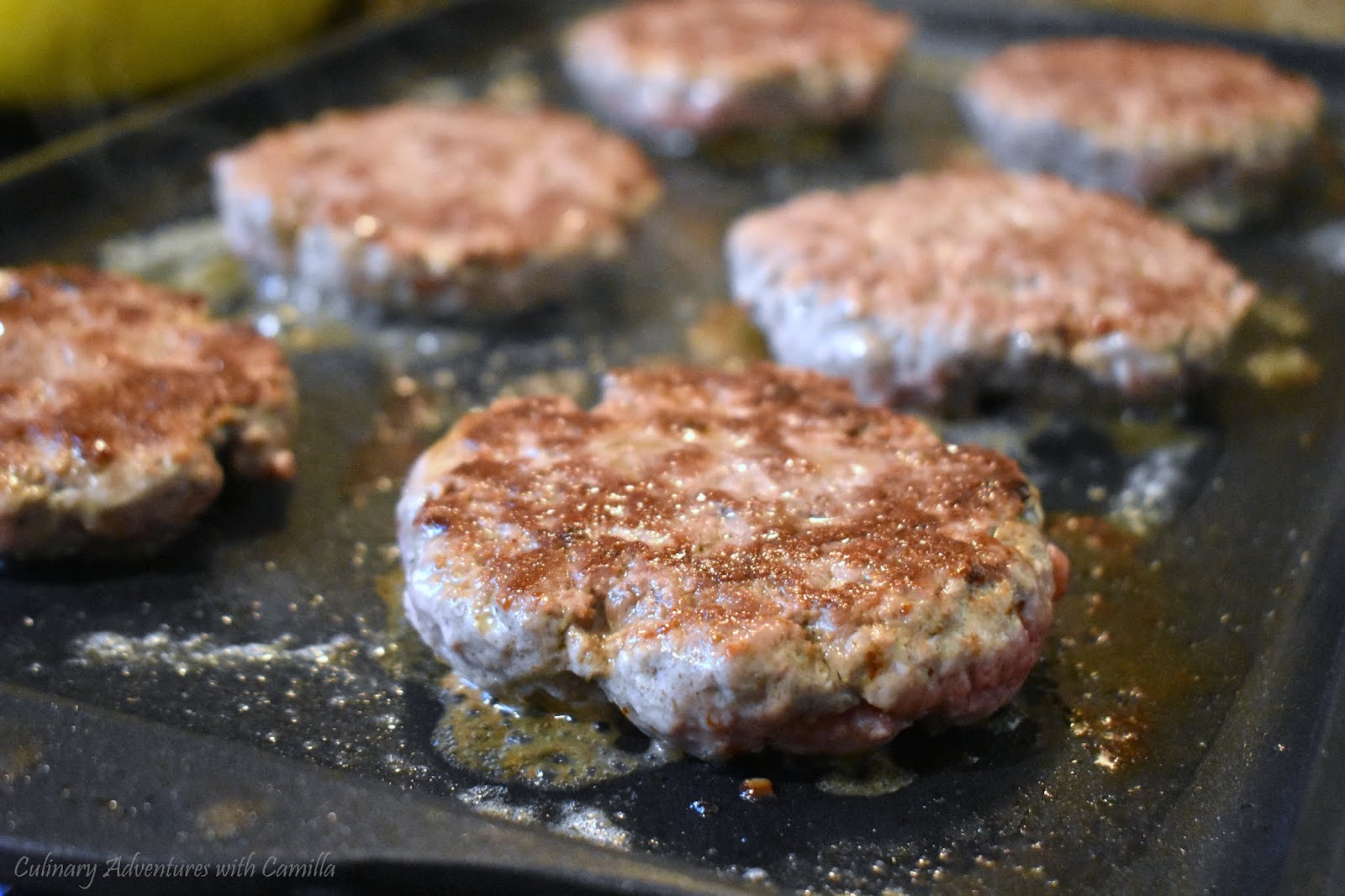 Mimolette Burgers with Malbec Onions #KitchenMatrixCookingProject