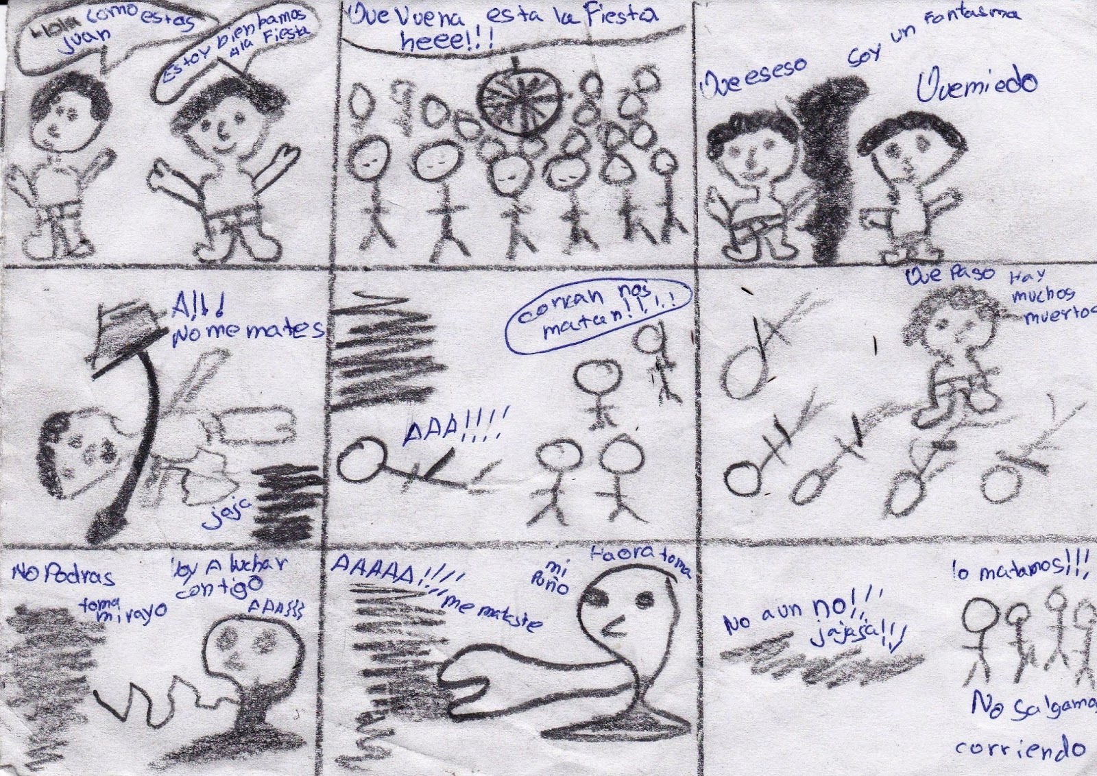 Cuakcuako: Hecho cuadrados (comics hechos por niños)