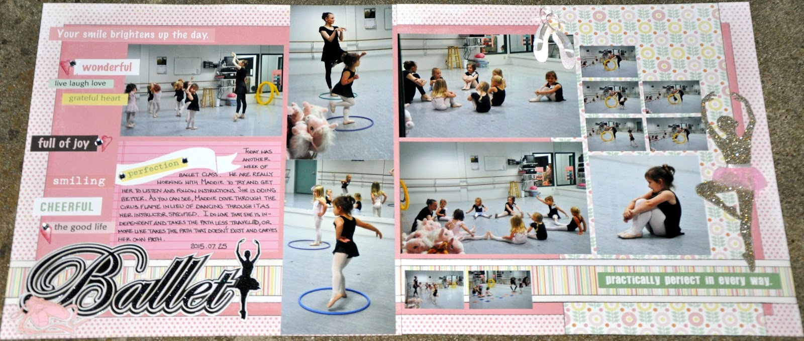 Scraplifter Designs - PROJECT Life - 365: "Ballet" - Layout