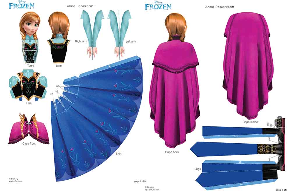 Toys Story: 3D papercraft - Princess series