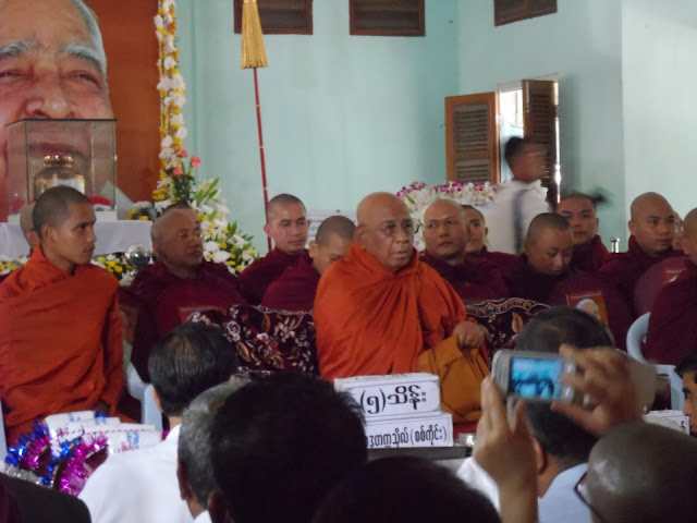 Burma Dhamma: Arrival of S.N. Goenka's Remains in Mandalay