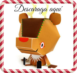 The Great World Of Papercraft: Especial: Merr Chritsmas - Rodolfo el Reno
