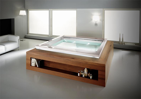 Best Bathroom Interior Designs Ideas: Beautiful square bathtub with ...