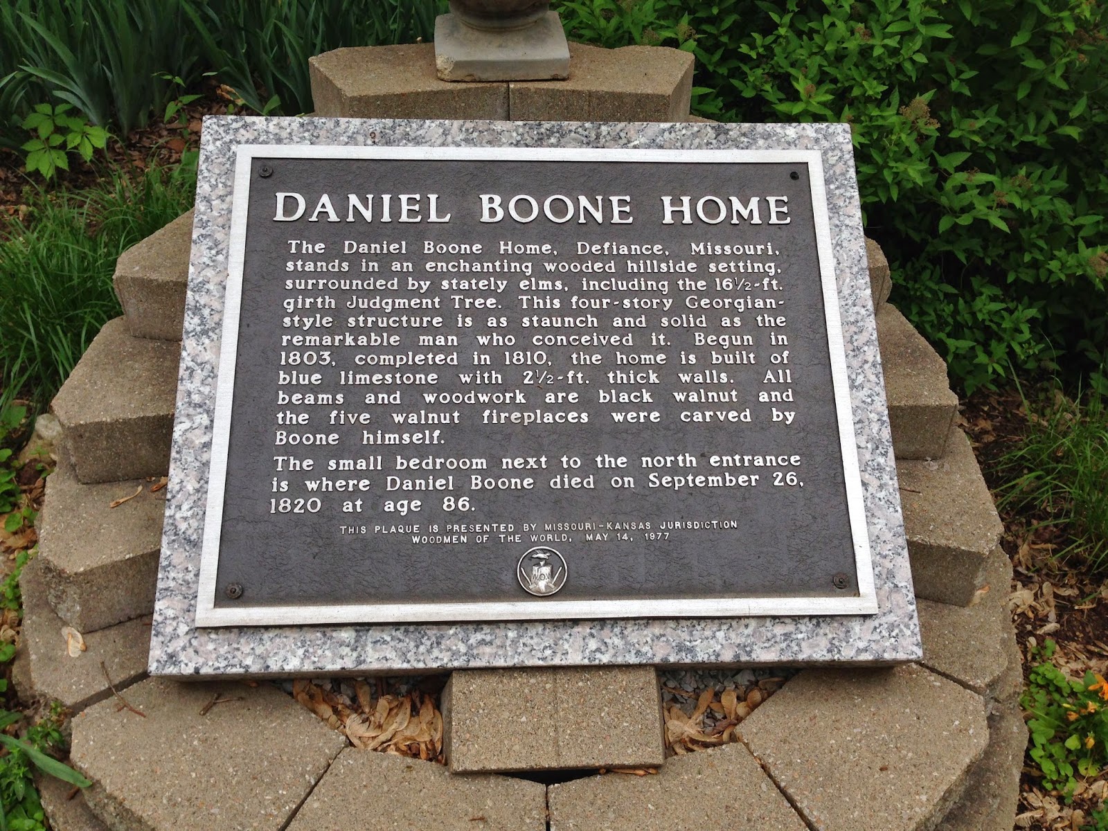 Life's Adventures: Daniel Boone's home