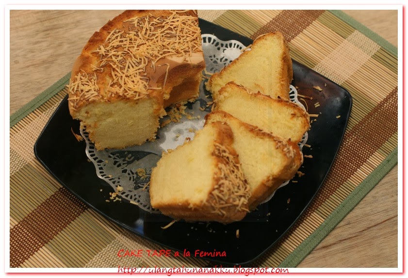 it all started with his birthday: cake tape resep femina