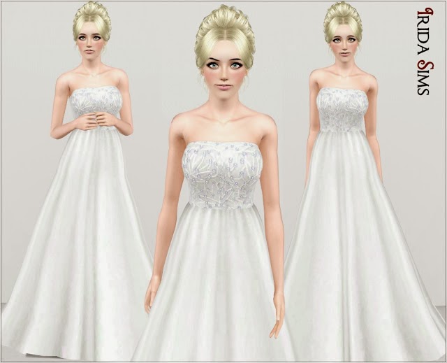 Sims 3 M addict: Sims 3 - Robe de Mariée GRATUITE! - FREE Wedding Dress!