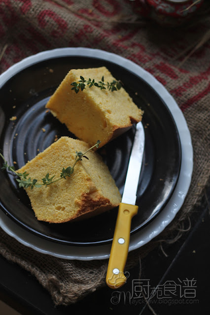 厨苑食谱: 心型~南瓜戚凤蛋糕【Pumpkin Chiffon Cake】