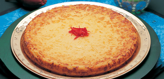 Saudi Baked Sweet Cheese Recipe | LEBANESE RECIPES