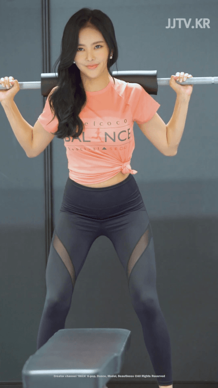 JJTV.KR MP4 FACTORY: 피트니스모델 신새롬 (Shin Saerom) 레깅스 핏