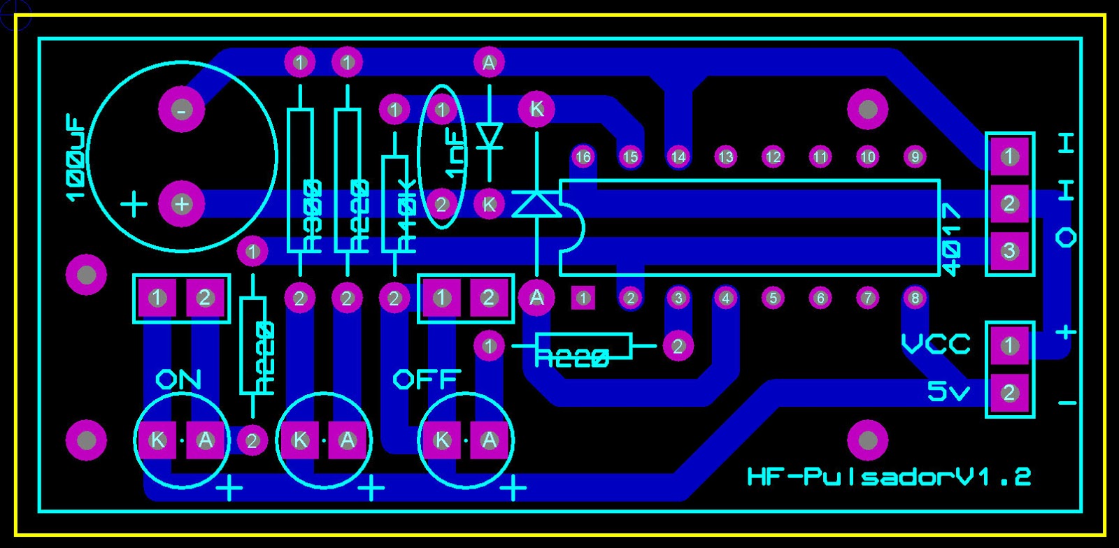 Electronica (Profano): Proyecto - Pulsador ON/OFF (anti-rebote) Electronica (Profano): Proyecto - Pulsador ON/OFF (anti-rebote)