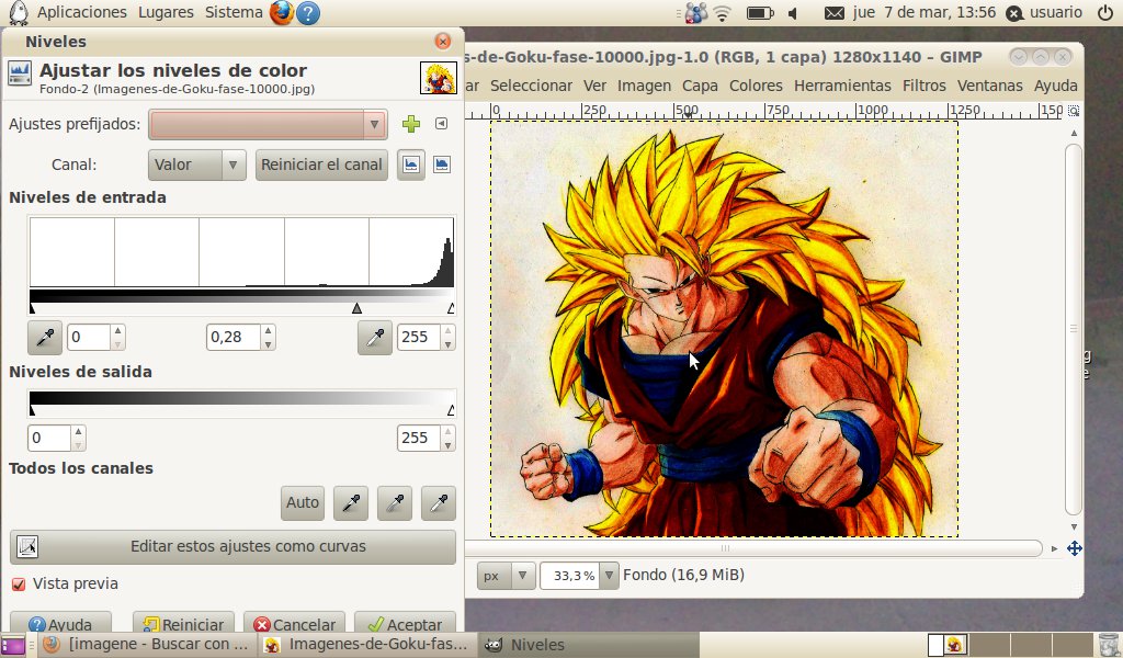 Ejercicios Tema 4: De Daniel y Jairo: ARTICULO 15: Niveles de color