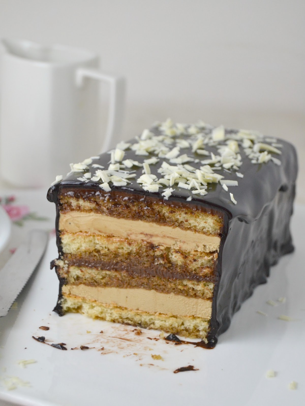Tarta Ópera clásica de chocolate y café | Cuuking! Recetas de cocina