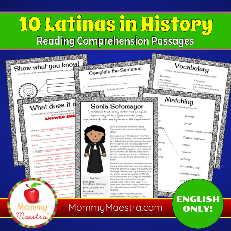 Mommy Maestra: Digital Downloads to Celebrate Hispanic Heritage Month