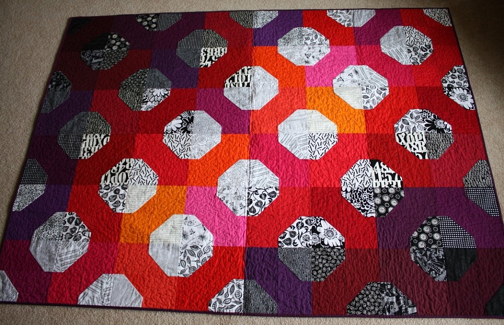 Everyday Fray: From K - Finished: Prairie Ink Quilt