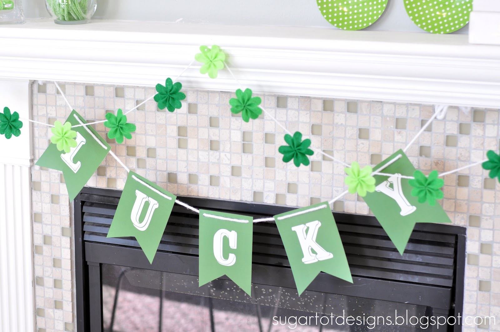 sugartotdesigns: Lucky Banner {Free Printable}