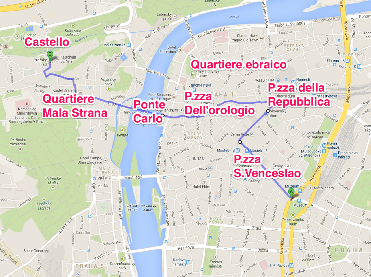 Week end a Praga: ATTRAZIONI PRINCIPALI