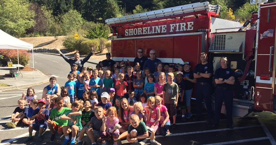 Shoreline Area News: Shoreline Fire visits Y camp at Shoreview Park